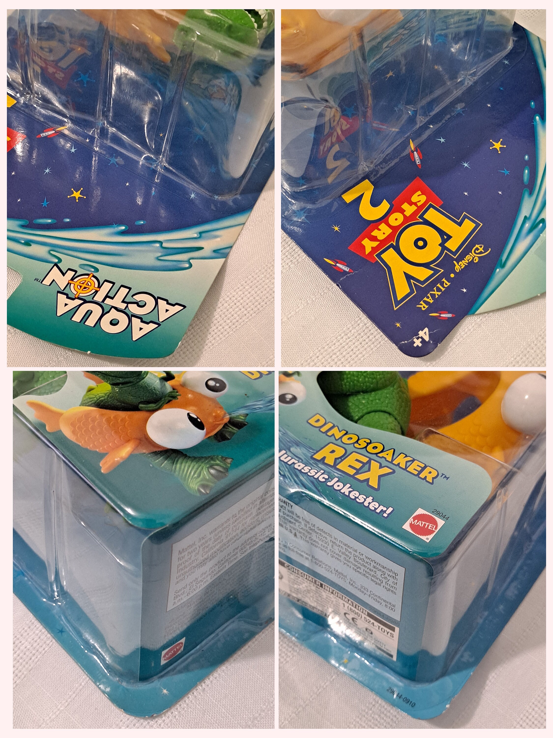 Very Rare New Vintage 2000 MATTEL Aqua Action Disney Pixar Toy Story 2 ...