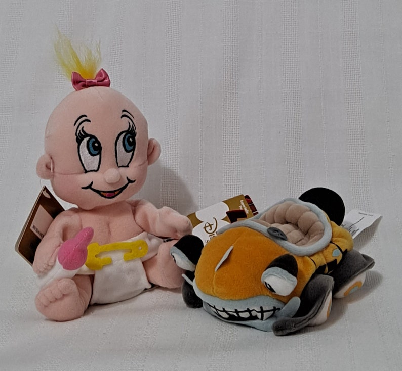 Disney Who Framed Roger Rabbit Movie Baby Herman Benny the Cab Plush ...