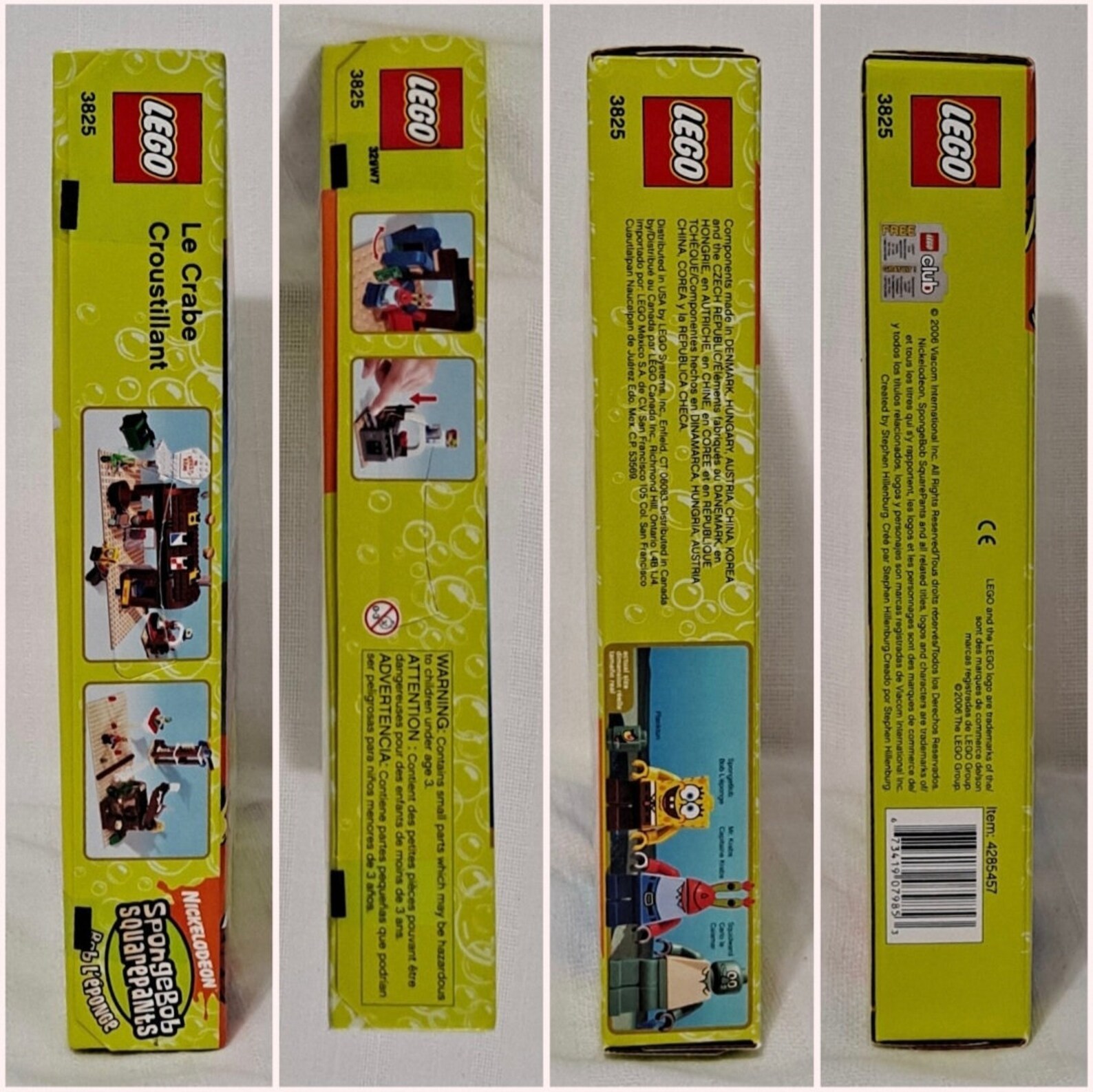 NEW Sealed Nickelodeon Lego 3825 the Krusty Krab Spongebob Mr - Etsy