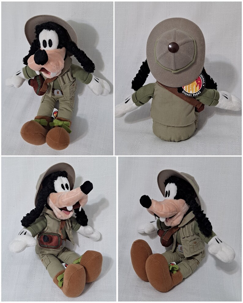 Disneyana Minnie Mouse Safari Explorer Goofy Winnie Pooh Pal Piglet ...