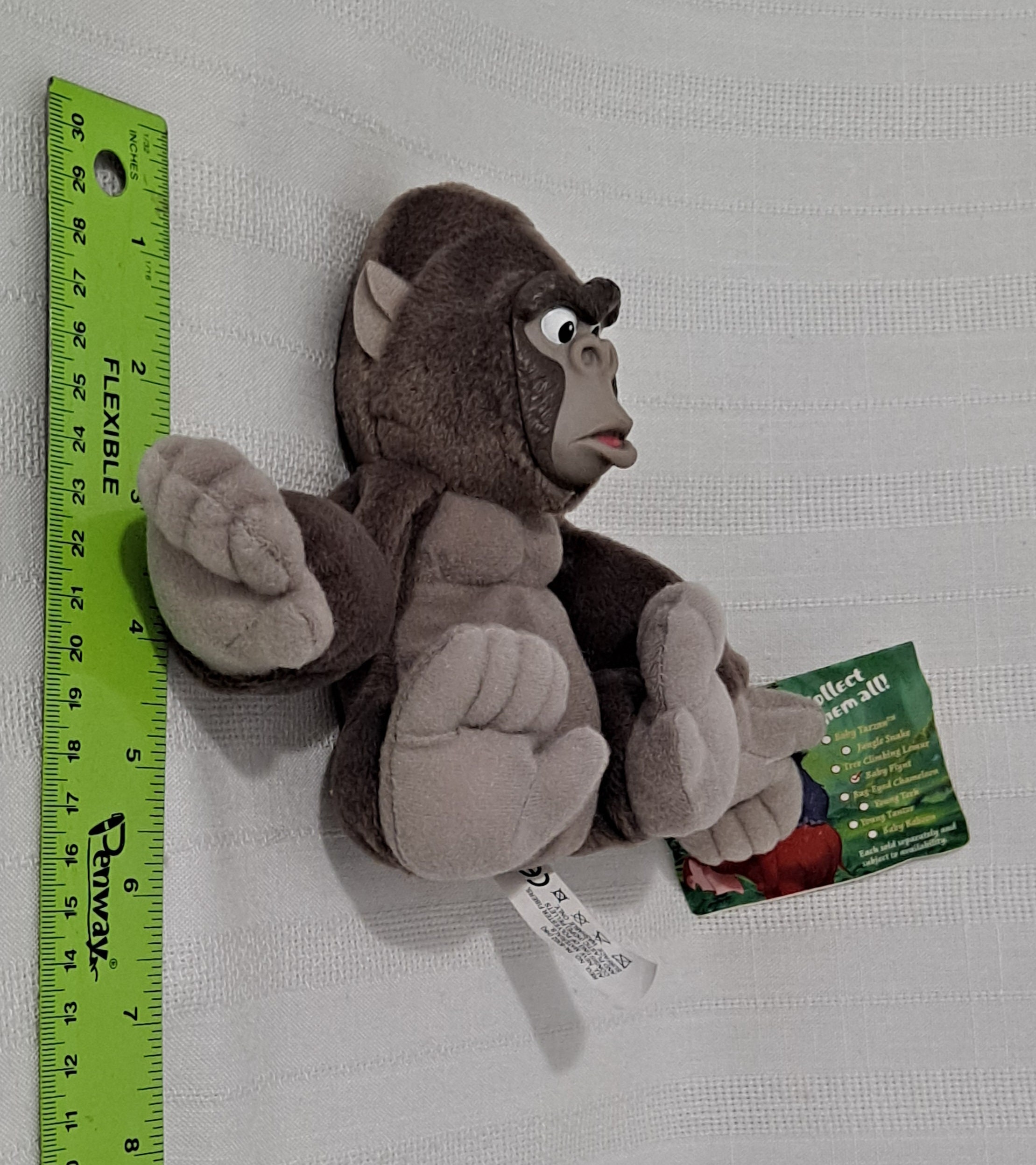 New Vintage Disney Mattel Tarzan Baby Flynt Young Terk Tantor Plush ...