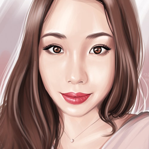 Portrait From Photo Realistic Portrait Digital Portrait - Etsy