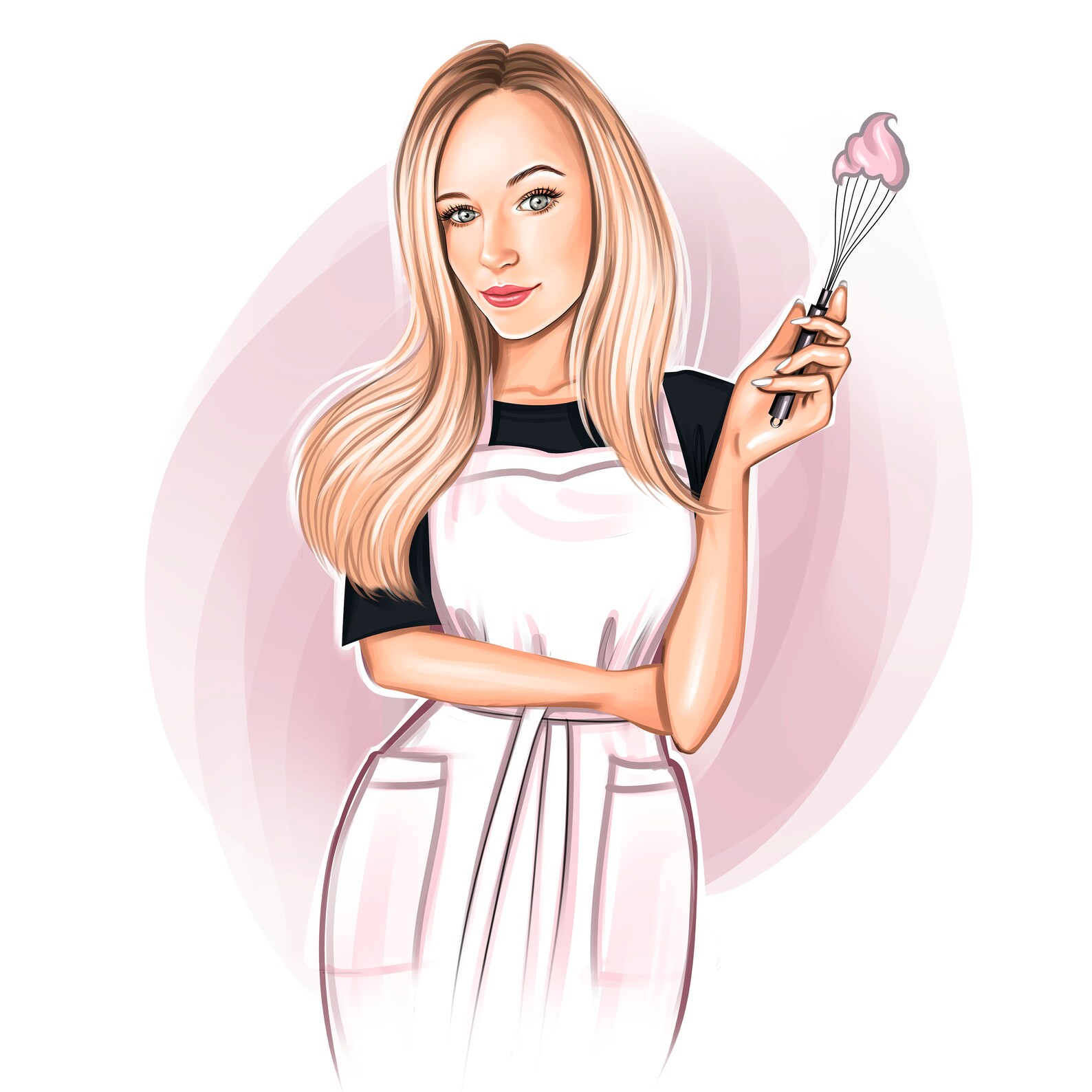 Custom Business Logo Art, Digital Portrait Master, Character Cartoon ...