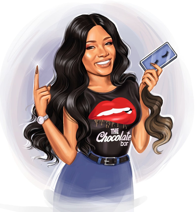 Custom Business Logo Portrait, Beauty Digital Portrait, Logo Design ...