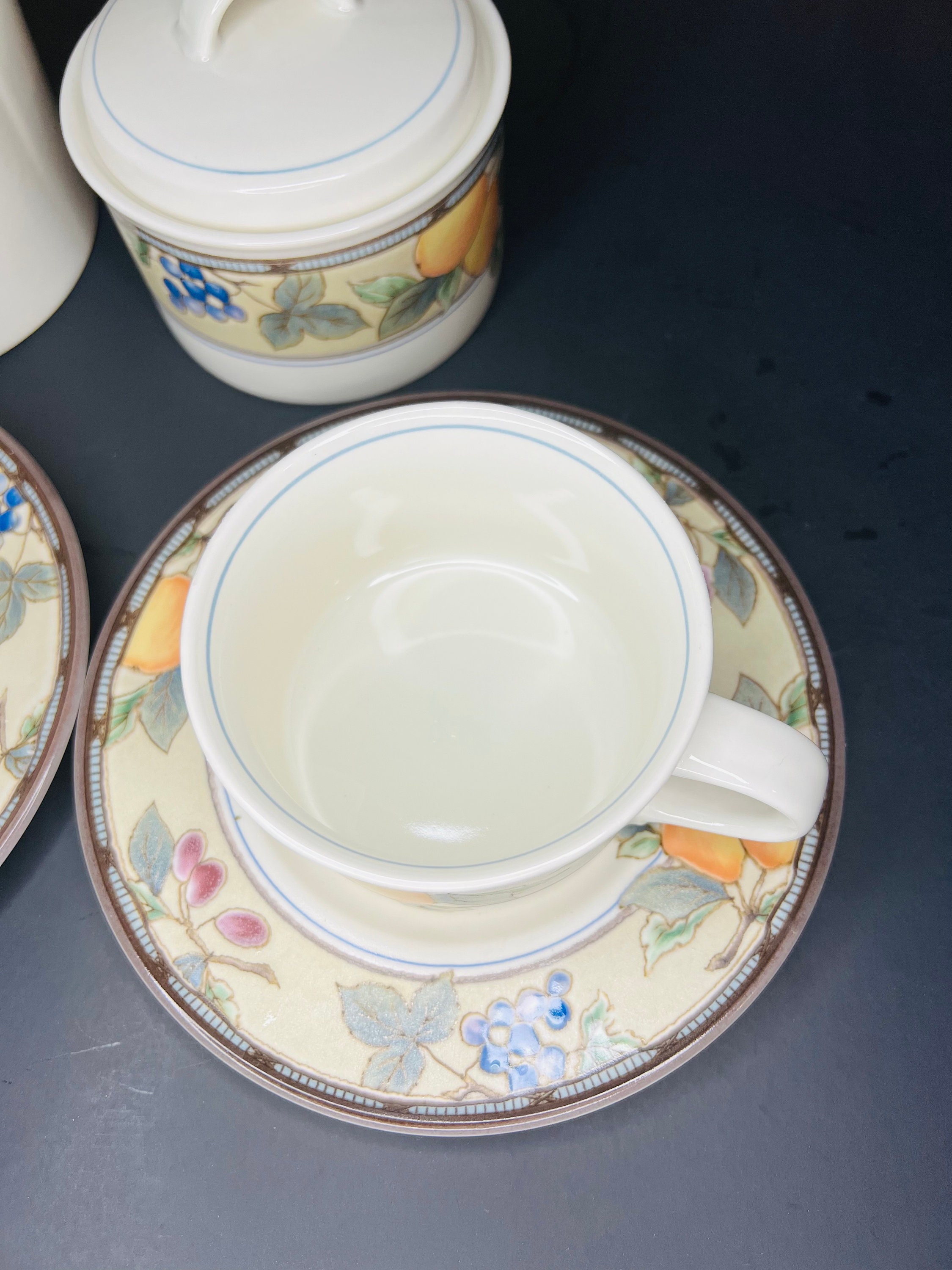 Mikasa Intaglio garden Harvest Tea Set 2 Tea / Coffee - Etsy