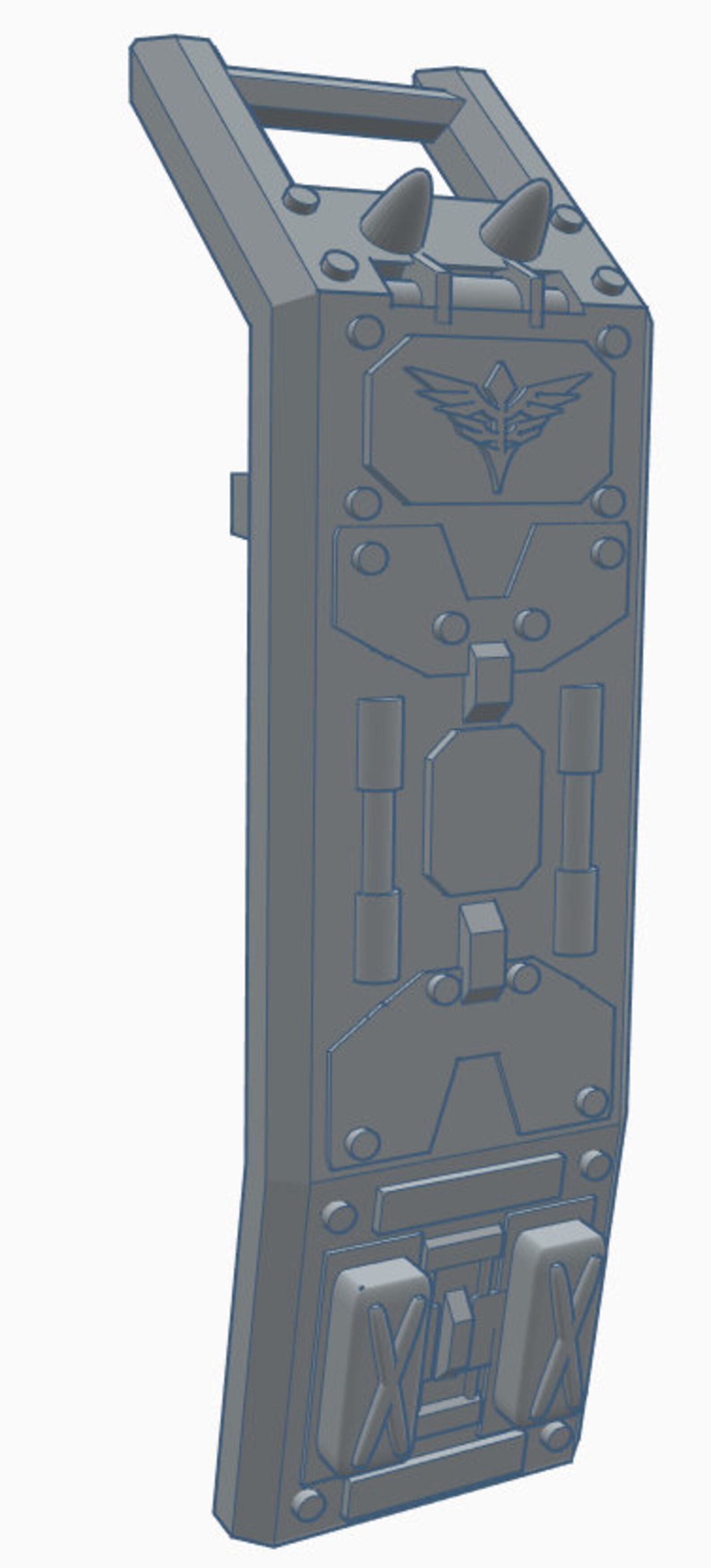 STL: Gundam MG Zaku Shield V2 - Etsy
