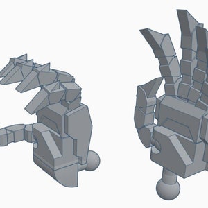 STL: Gundam 1/100 Swappable Hands. - Etsy