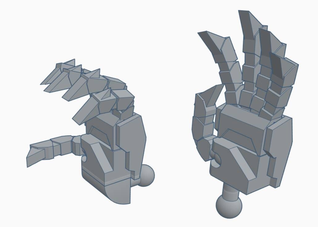 STL: Gundam 1/100 Swappable Hands. - Etsy