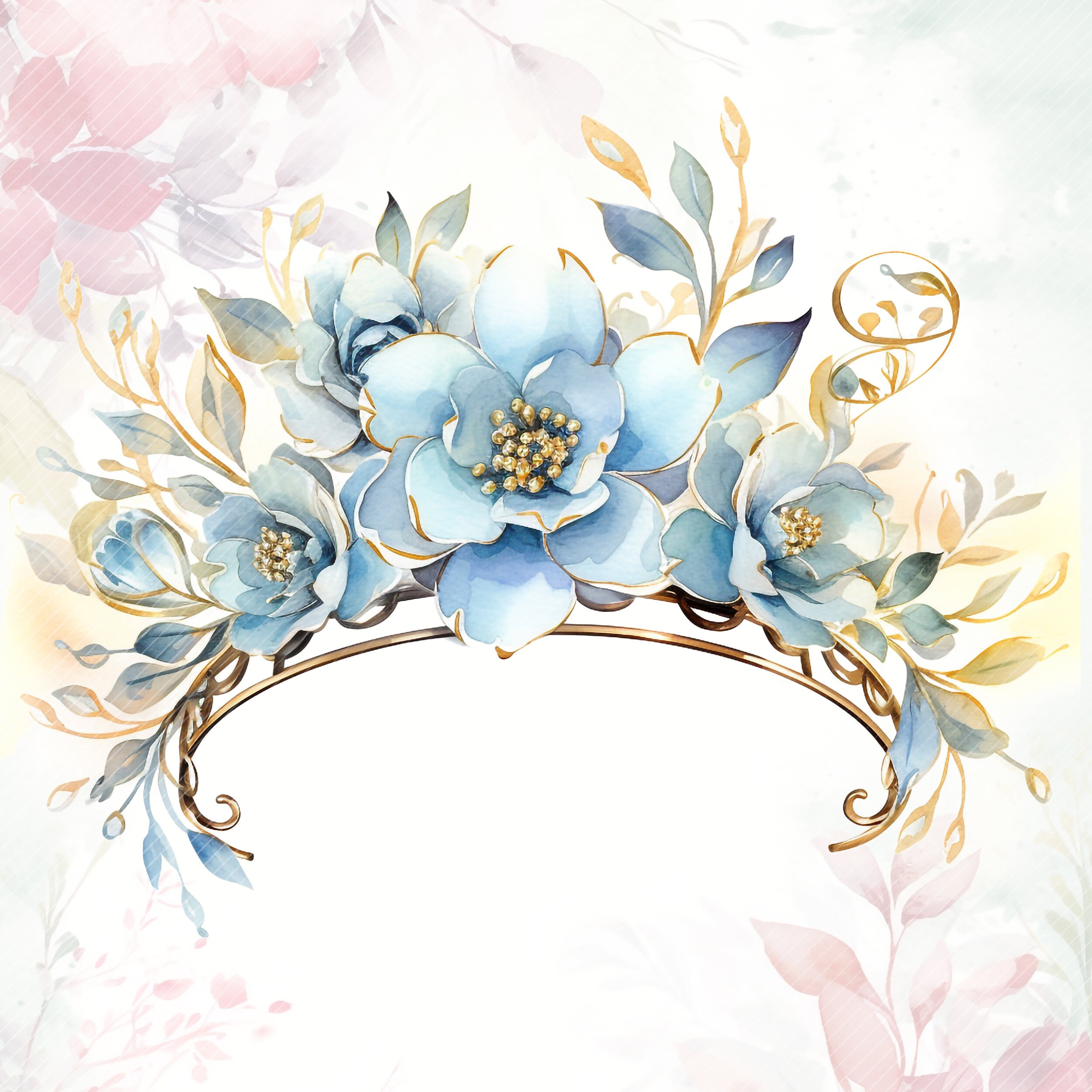 25 Pastel Blue Quinceañera Collection + Midjourney Prompt -- Quince ...