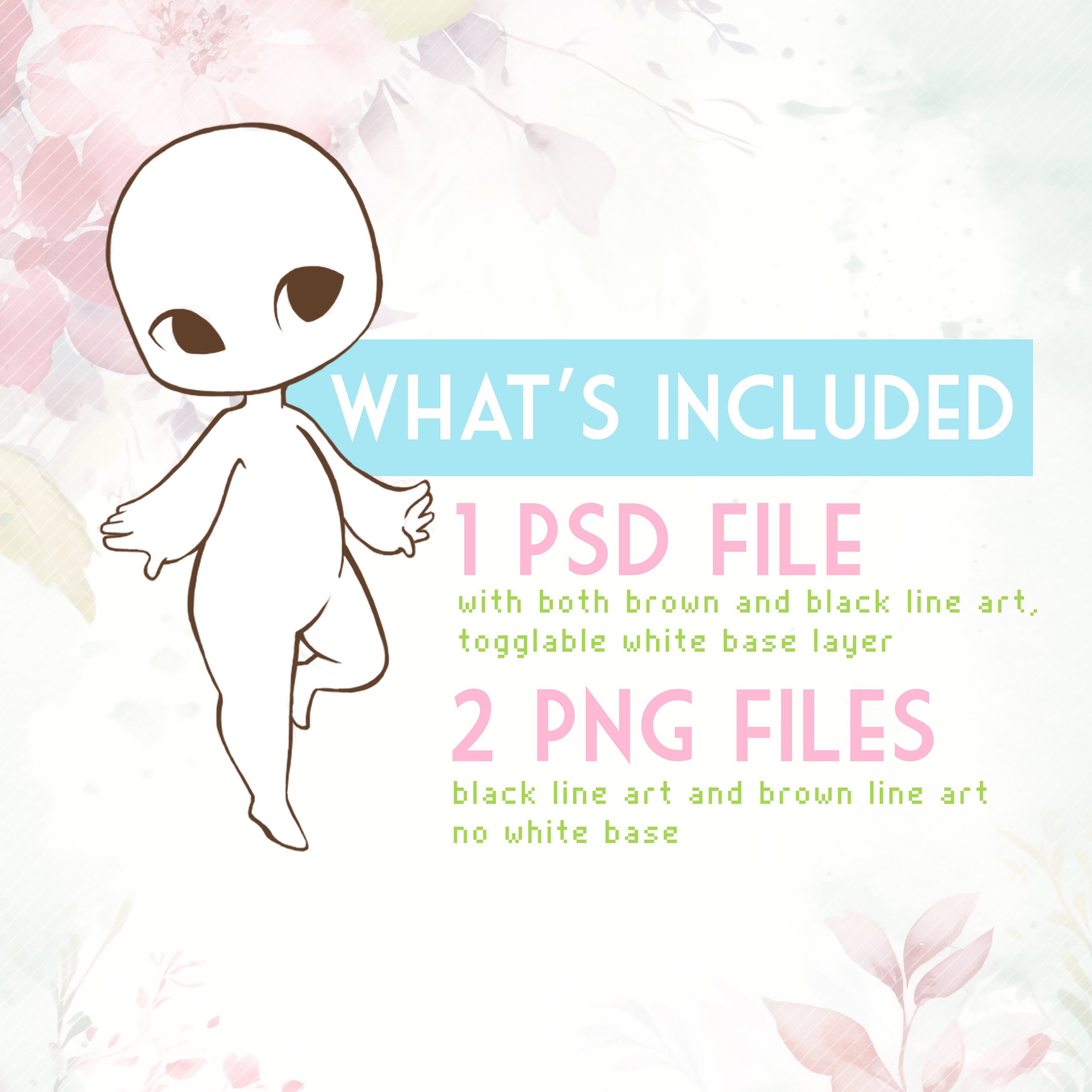 Chibi Base emilio Style P2U Commission Base / Line Art / Adoptable ...