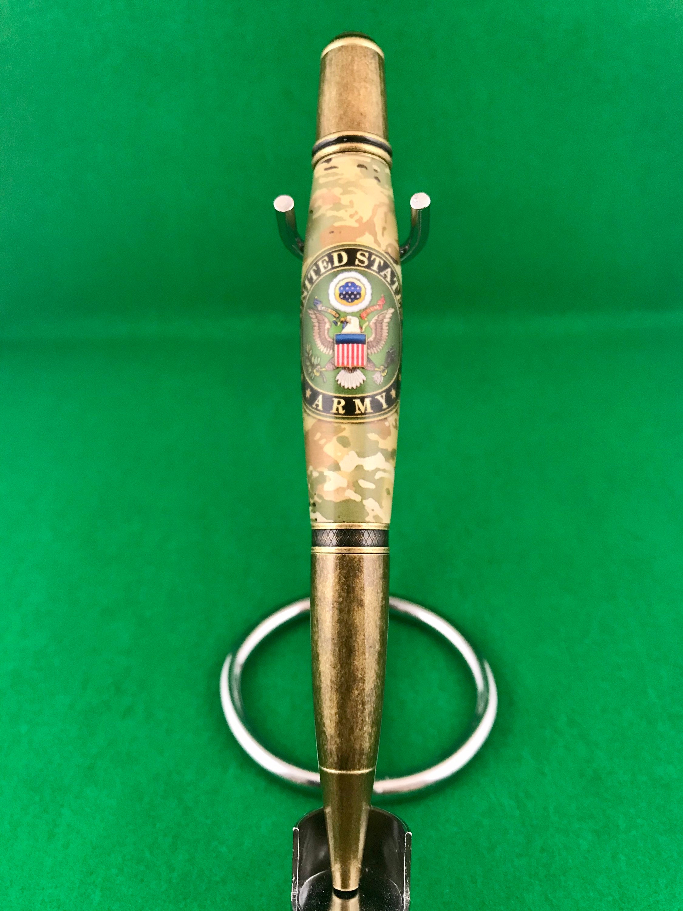 United States Army Twist Pen (USA) - Army Retirement Gift - Army Pen ...