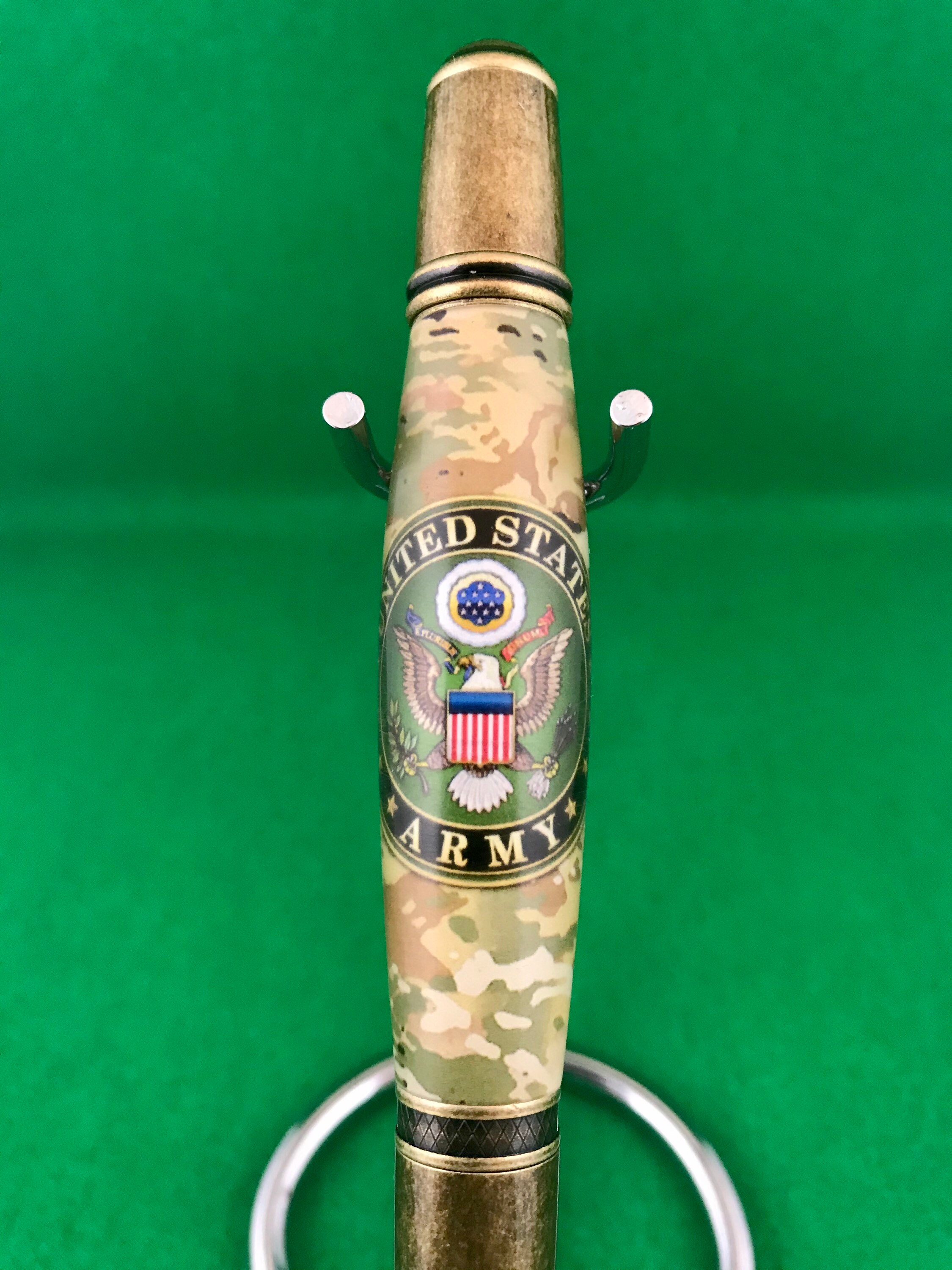 United States Army Twist Pen USA Army Retirement Gift Army Pen Handmade ...