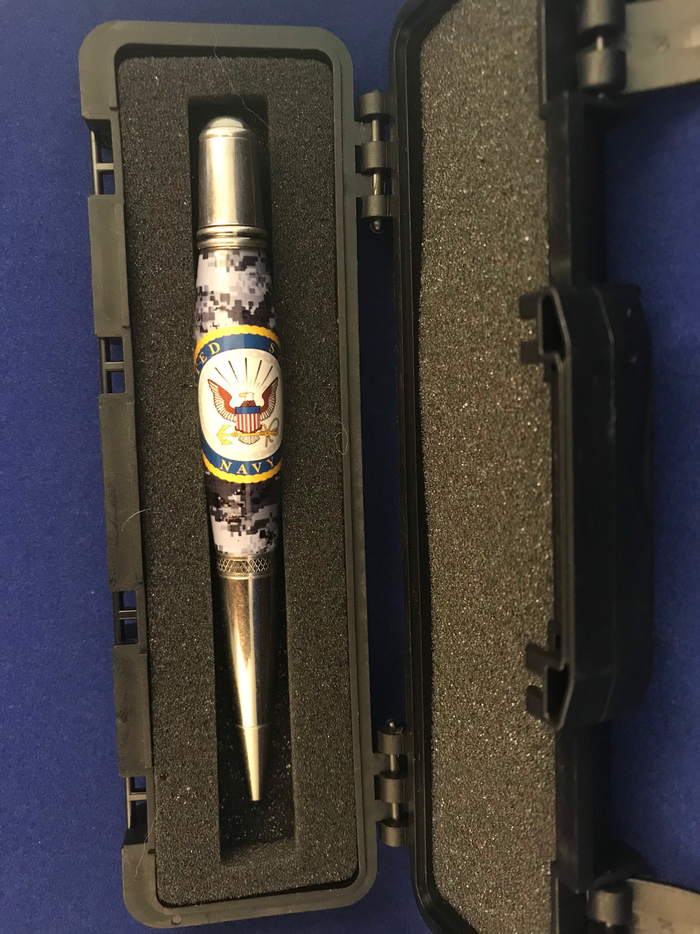 US Navy Twist Pen (USN) - Navy - Navy Pen - Handmade Pen - Retirement ...