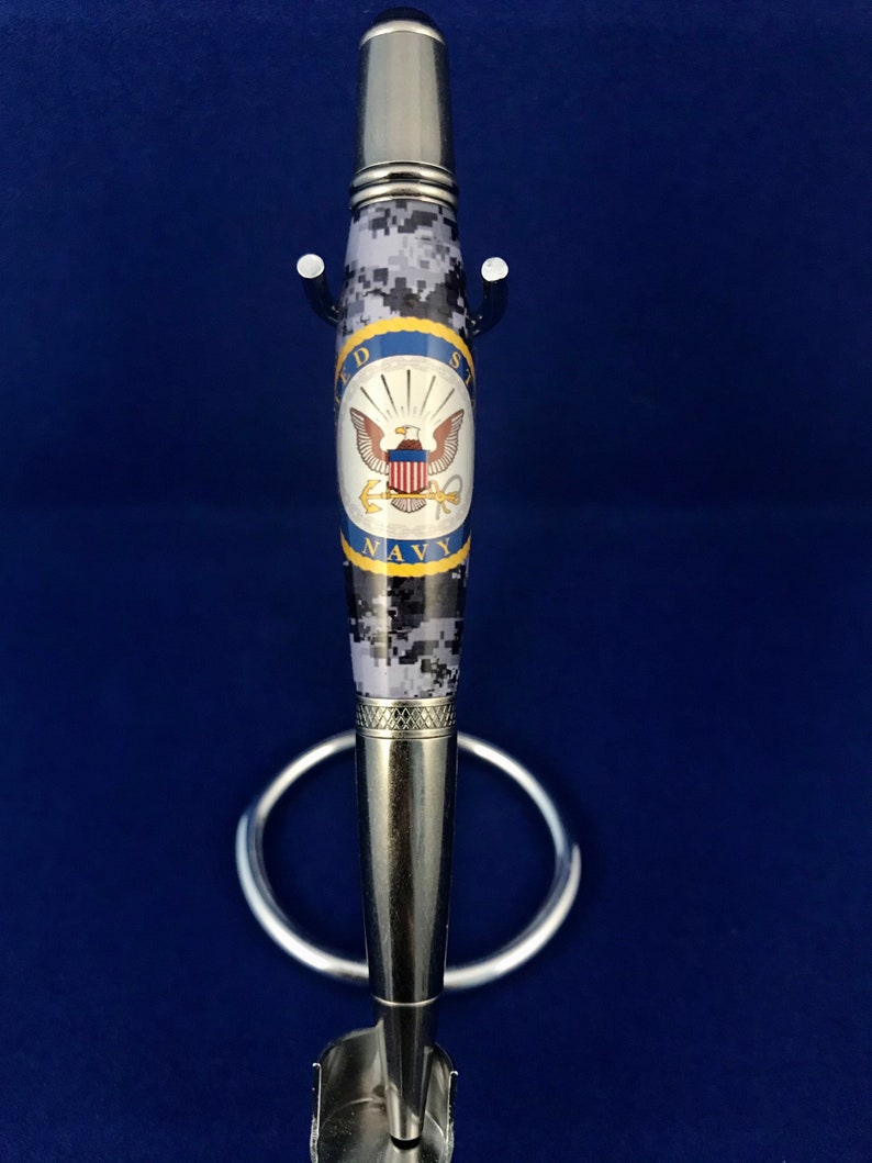 US Navy Twist Pen (USN) - Navy - Navy Pen - Handmade Pen - Retirement ...
