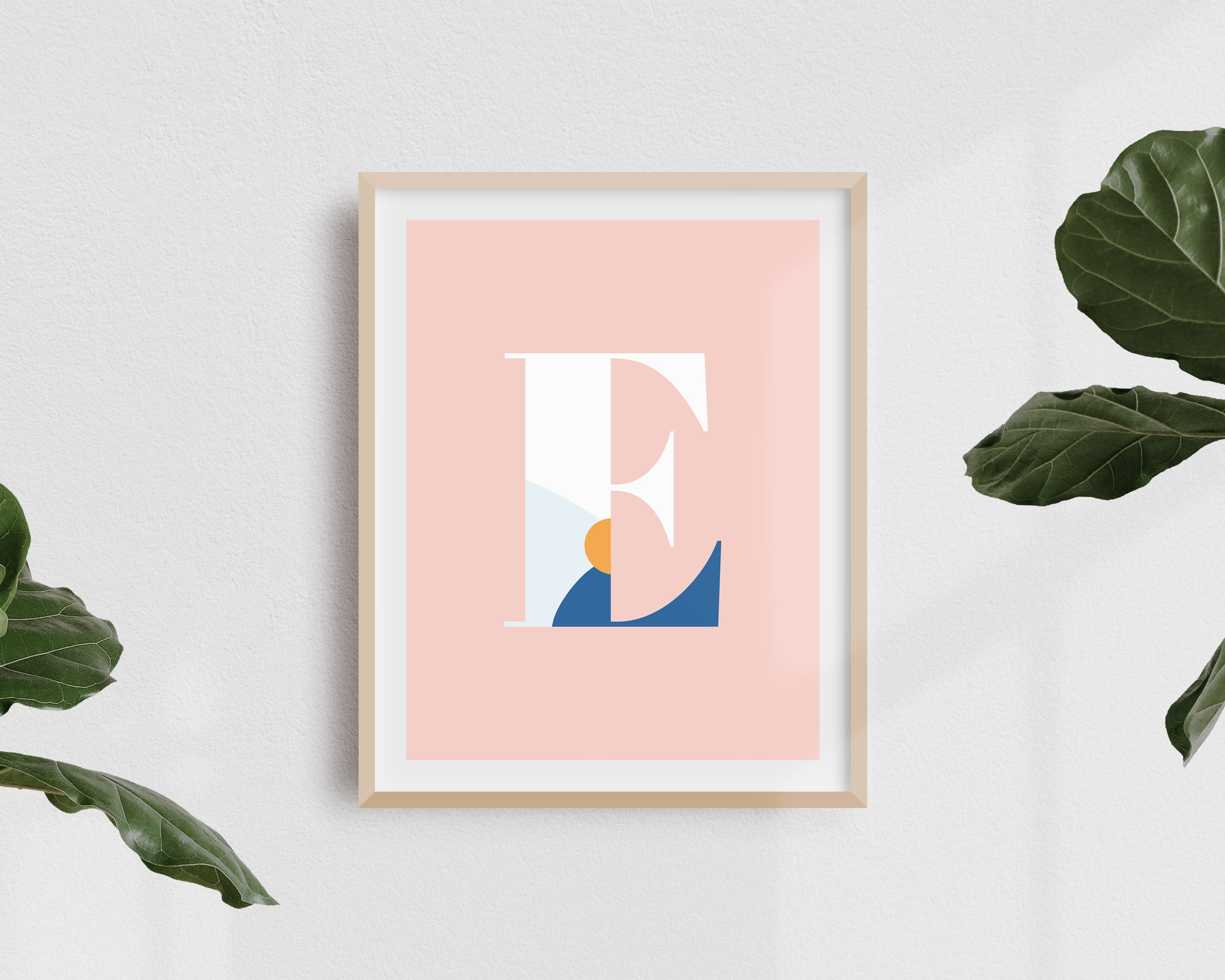 Letter E Printable / Monogram Alphabet Initial / Alphabet - Etsy