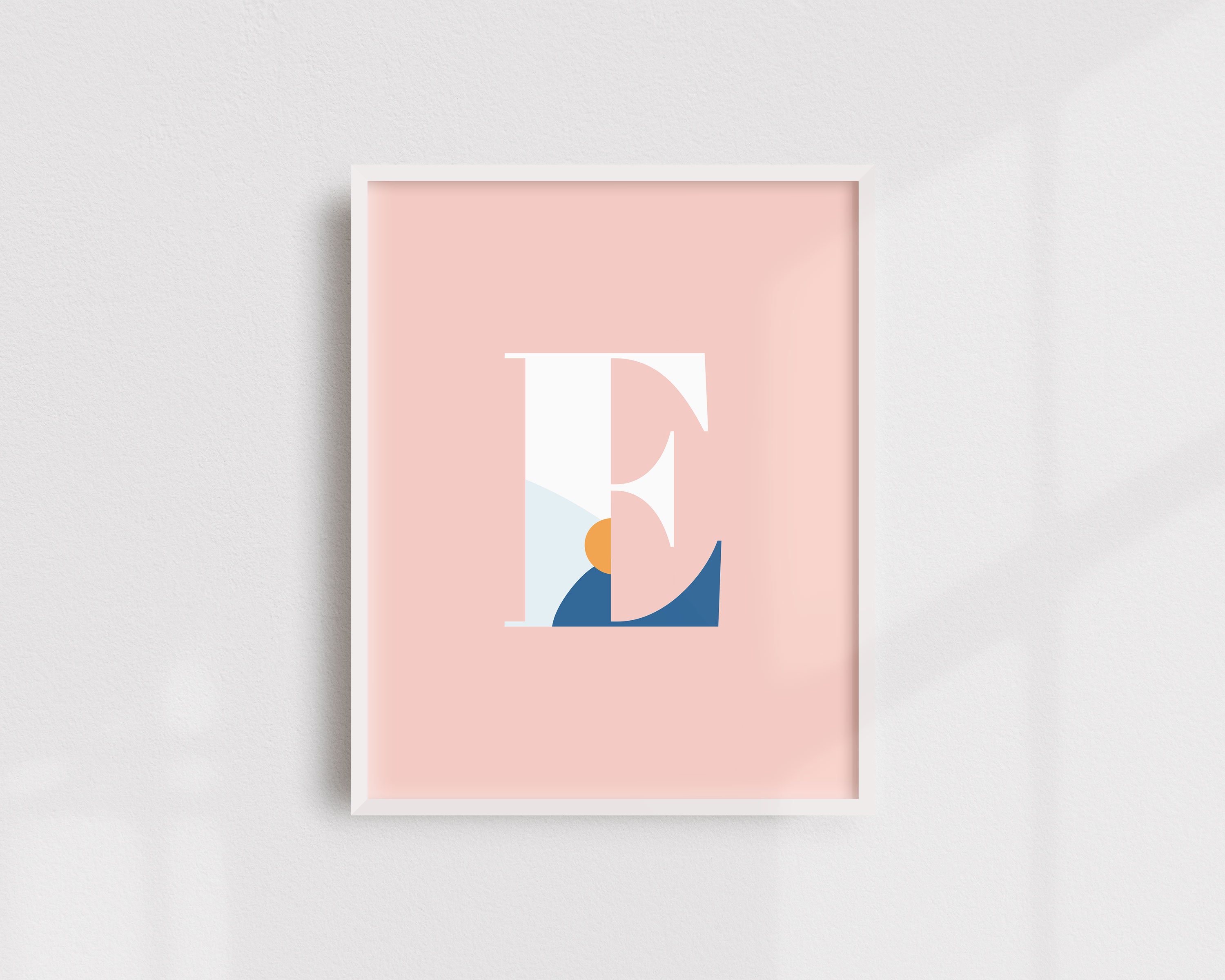 Letter E Printable / Monogram Alphabet Initial / Alphabet - Etsy