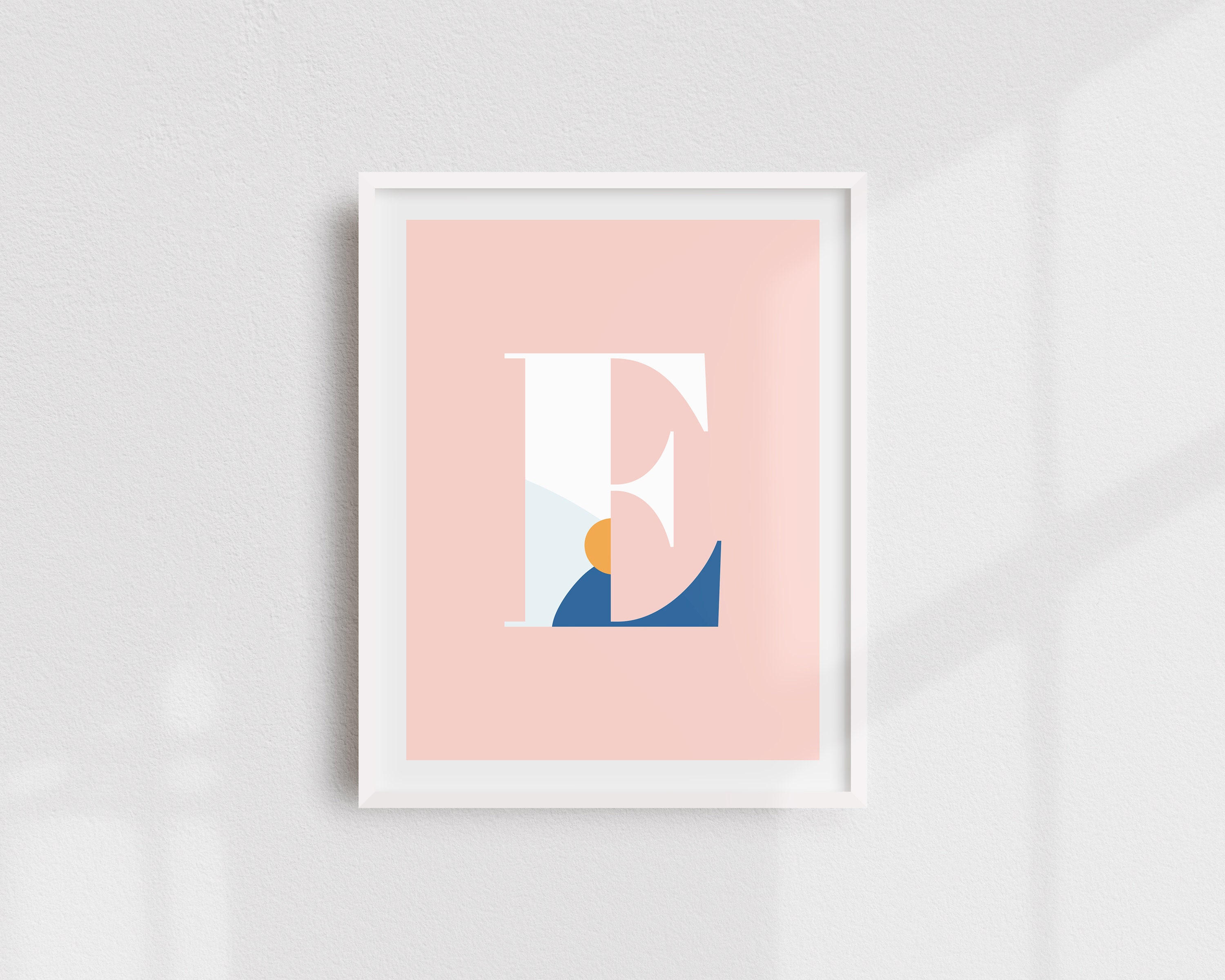Letter E Printable / Monogram Alphabet Initial / Alphabet - Etsy