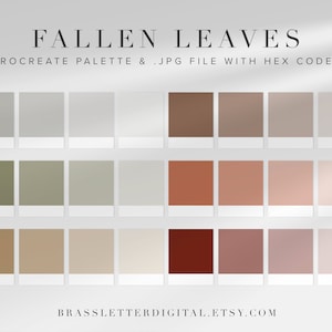 Alchemy Color Palette procreate Palette & JPG With Hex Codes ...