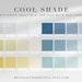 Cool Shade Color Palette procreate Palette & JPG With Hex Codes ...