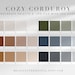 Cozy Corduroy Color Palette (procreate Palette & JPG With Hex Codes ...