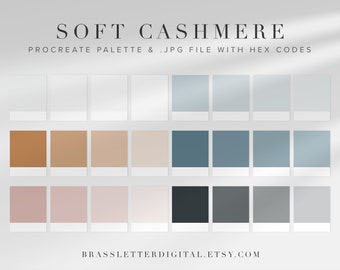 Coastal Sunset Color Palette (procreate Palette & JPG With Hex Codes ...