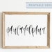Printable Handwritten Philadelphia Art // Modern Calligraphy Decor ...