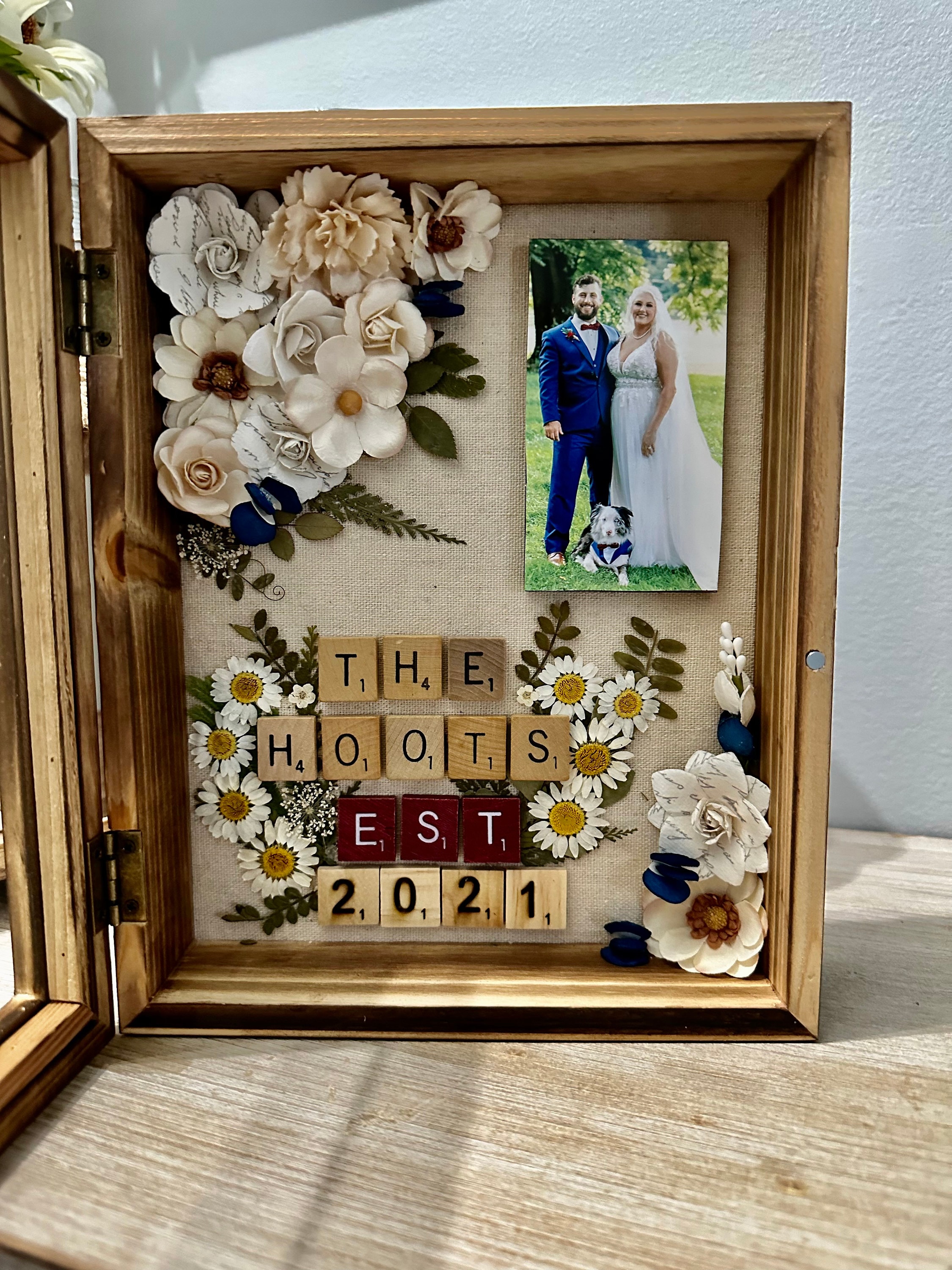 Customized Wedding Shadow Box - Etsy