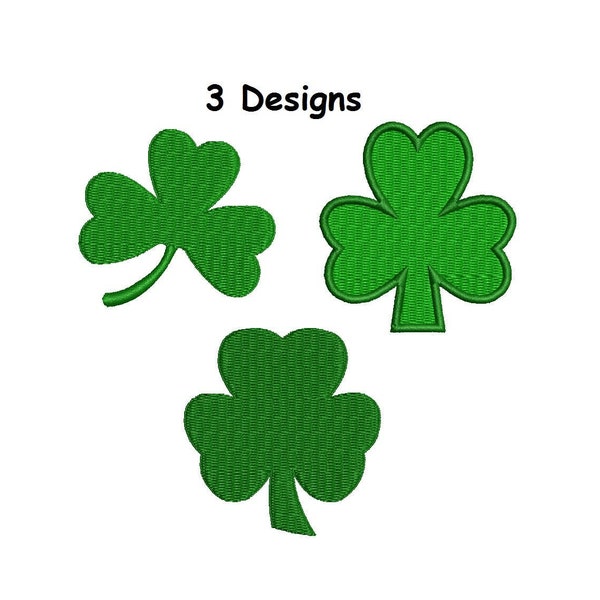 Shamrock Embroidery Design - Etsy