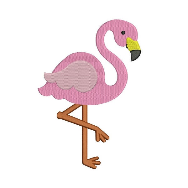 Flamingo Embroidery - Etsy