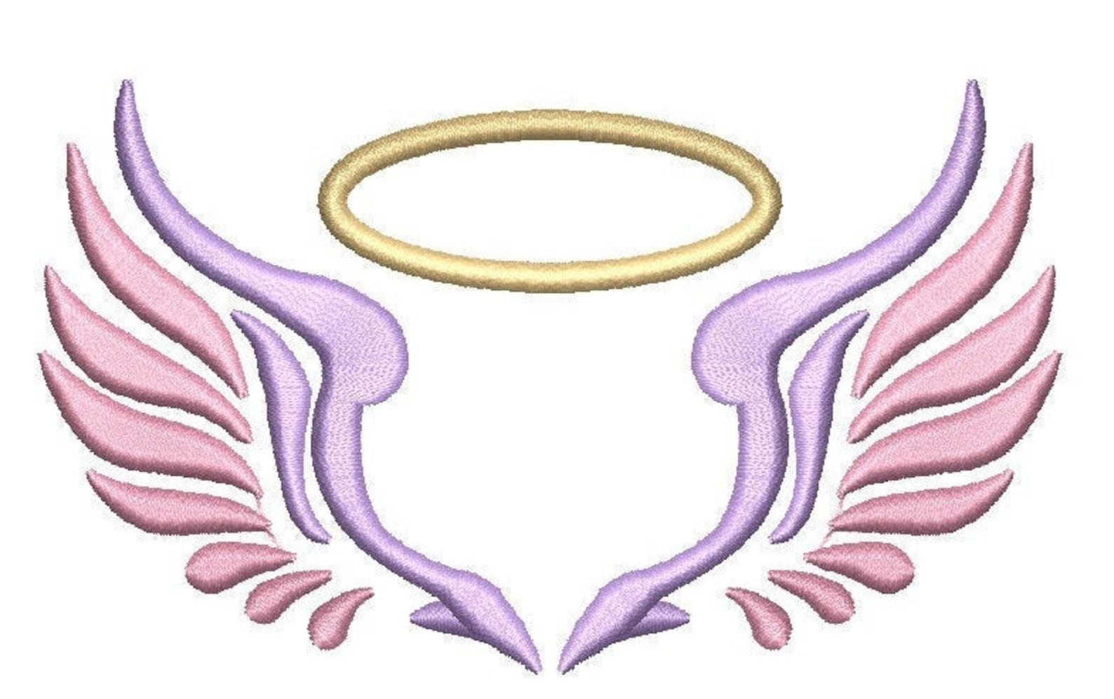 Angel Wings Embroidery Design - 2 Designs 4 Sizes Each Machine ...