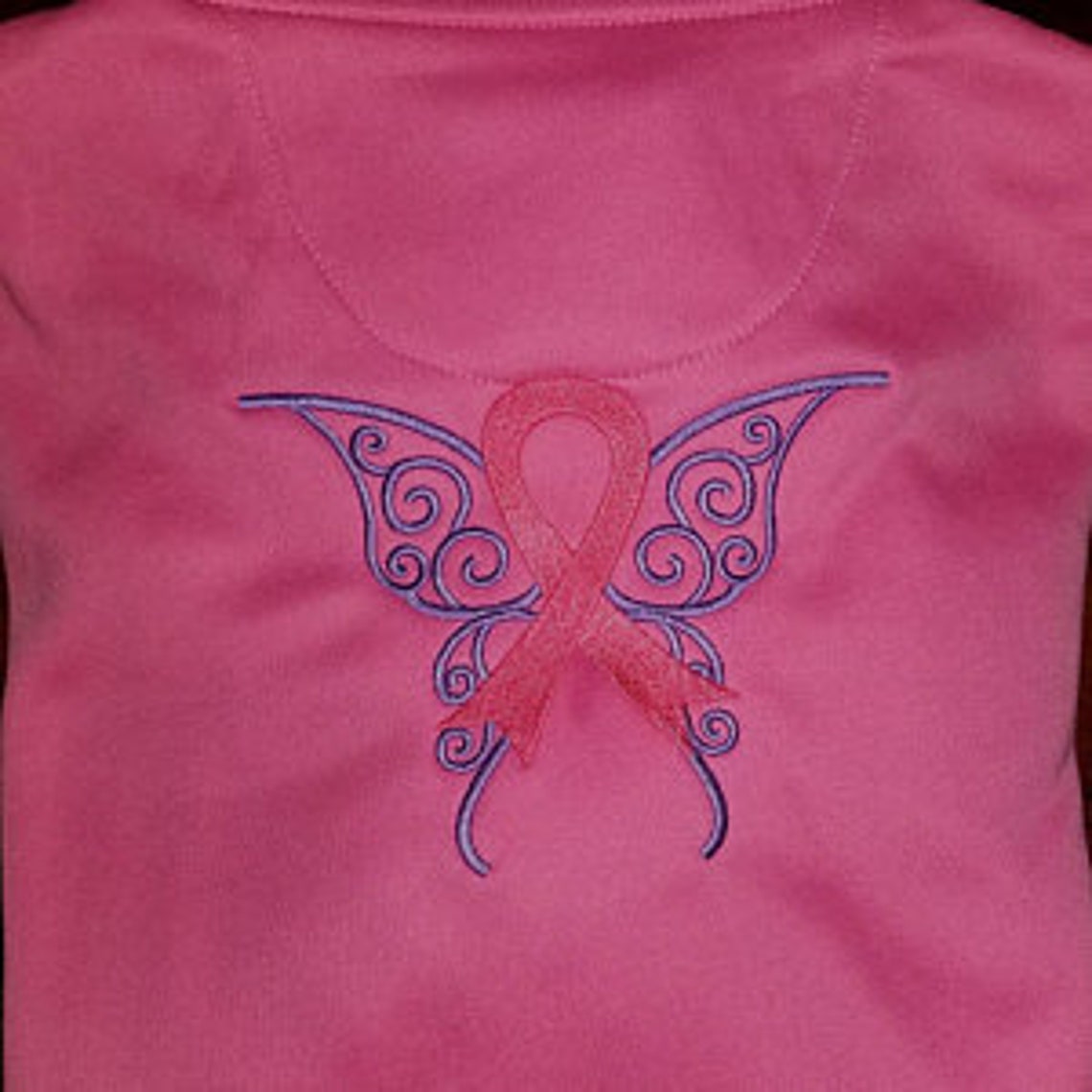 Cancer Ribbon Embroidery Design - 2 Designs - Breast Cancer Awareness ...
