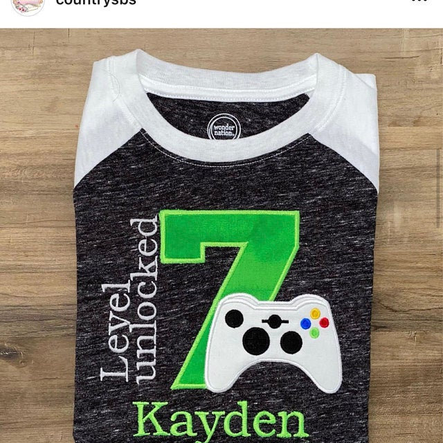 Xbox Applique Design Video Game Controller Embroidery Design - Etsy