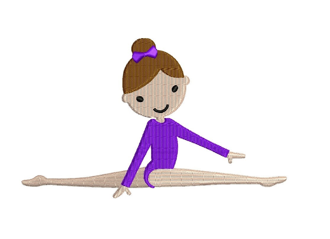 Gymnastics Embroidery Design - 8 Designs Instant Download - Etsy