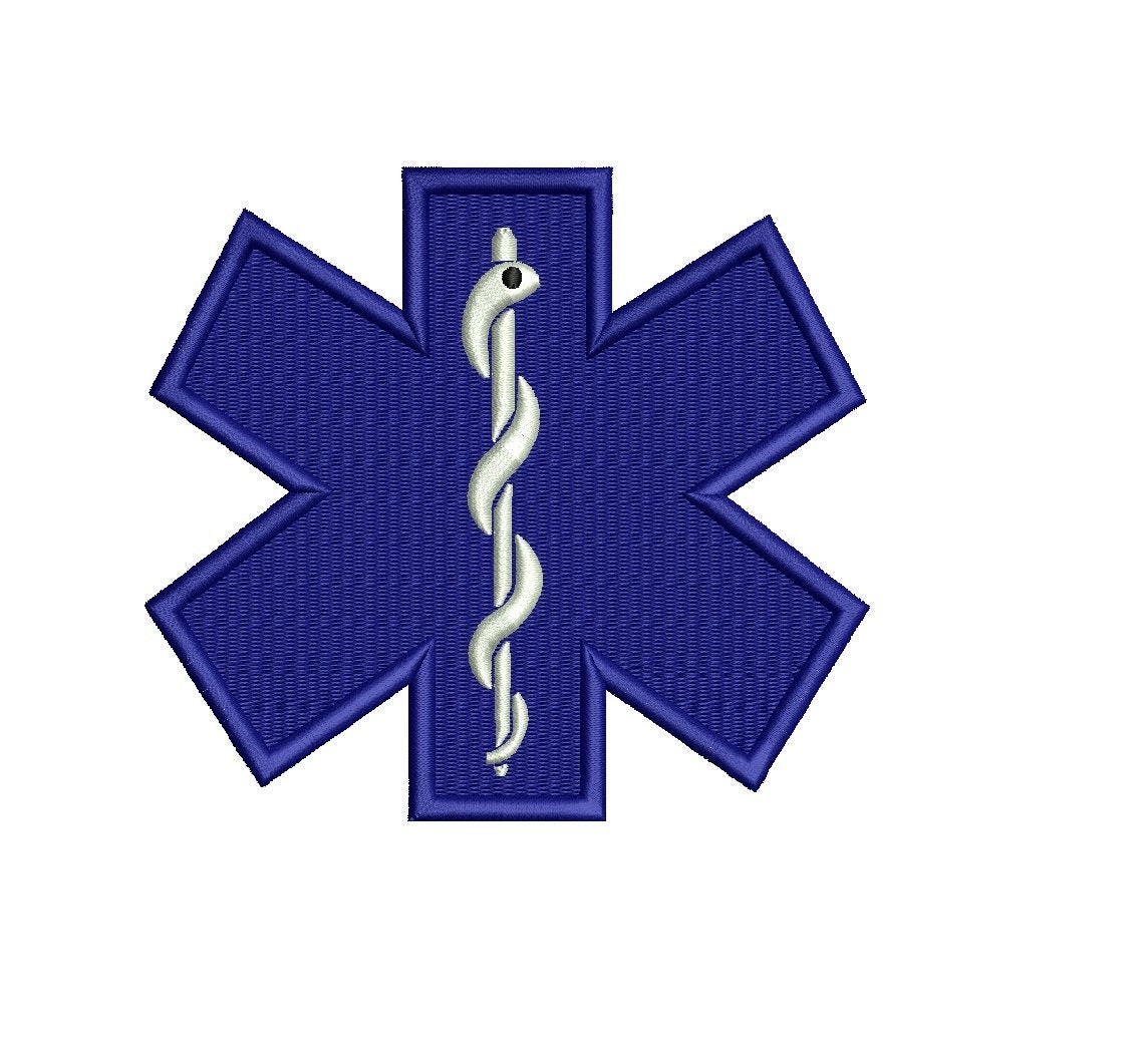 Paramedic Embroidery Design 4 Sizes Instant Download EMT | Etsy