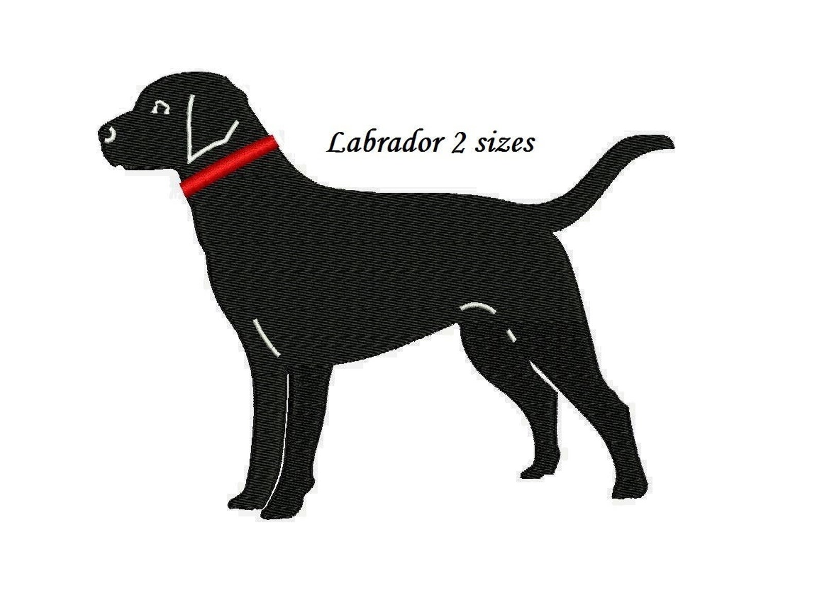 Labrador Dog Embroidery Design - 2 Sizes Retriever Embroidery INSTANT ...