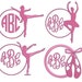 Ballet Embroidery Design in 2 Sizes Each - INSTANT DOWLOAD - Ballet ...