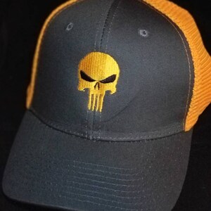 The Punisher Embroidery Design - 3 Design Sizes - Machine Embroidery ...