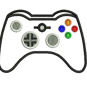 Xbox Applique Design Video Game Controller Embroidery Design 3,4,5,6 ...