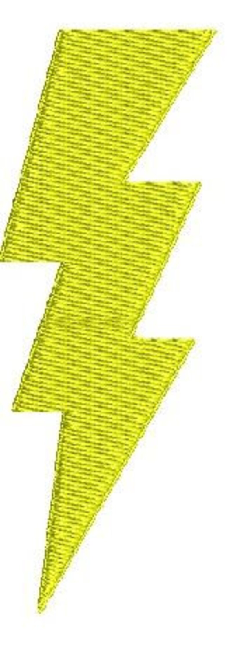 Lightning Bolt Embroidery Design Set of 3 Instant Download - Etsy