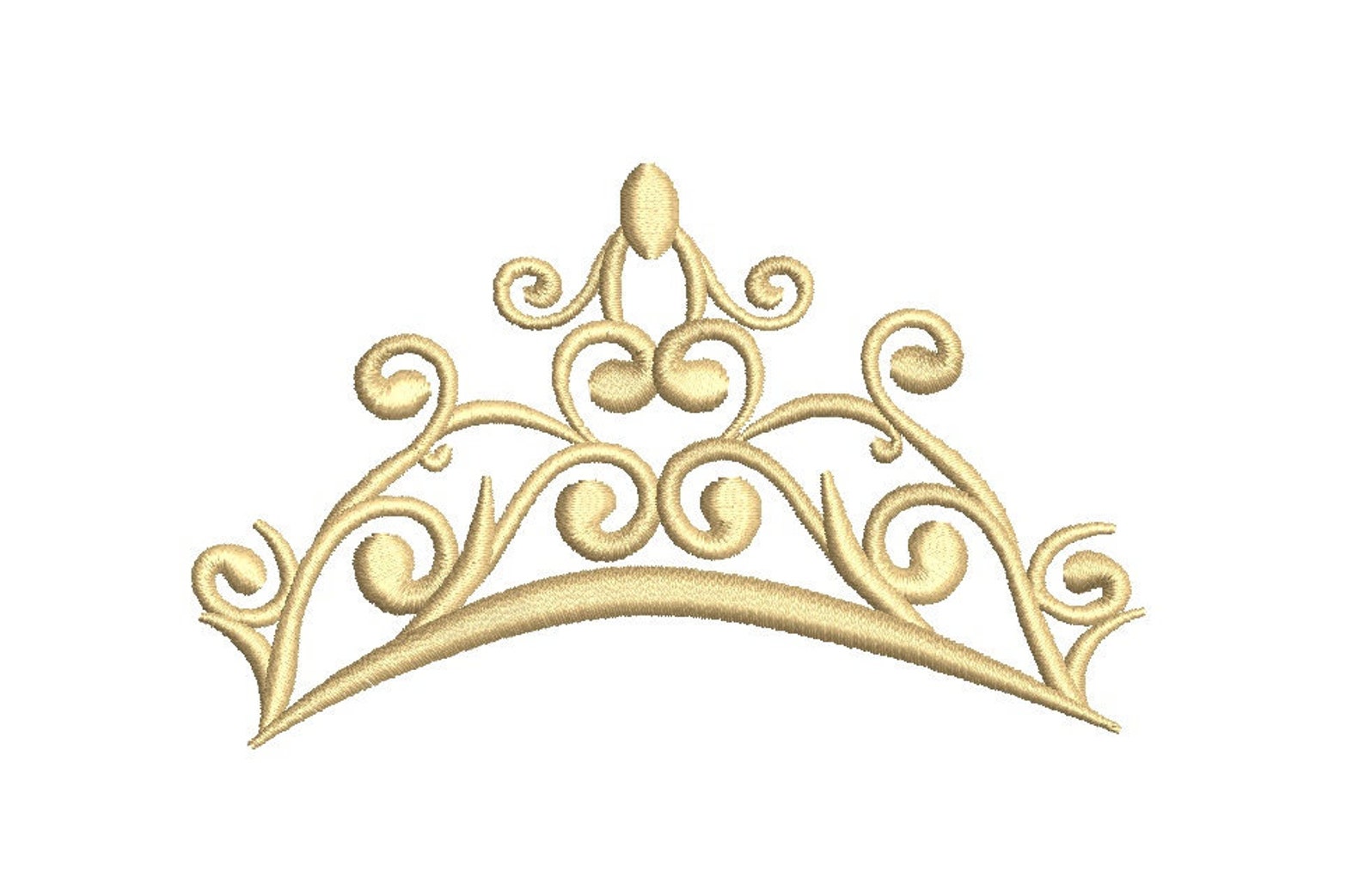 Princess Tiara Embroidery Design Princess Crown 3 Designs - Etsy