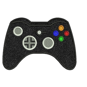 Xbox Applique Design Video Game Controller Embroidery Design 3,4,5,6 ...