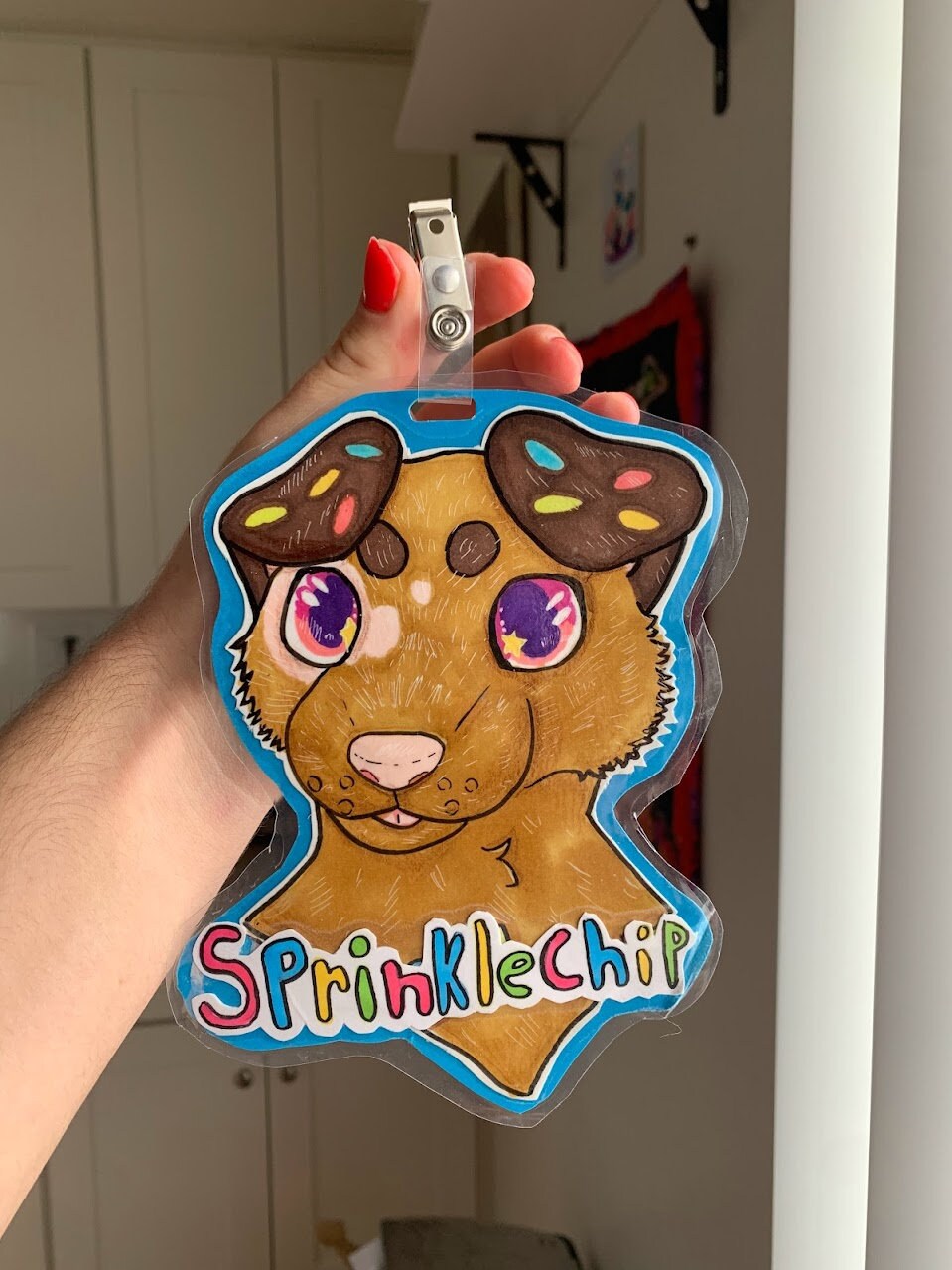 CUSTOM Furry Badges Traditional Fursona Headshot Badges - Etsy