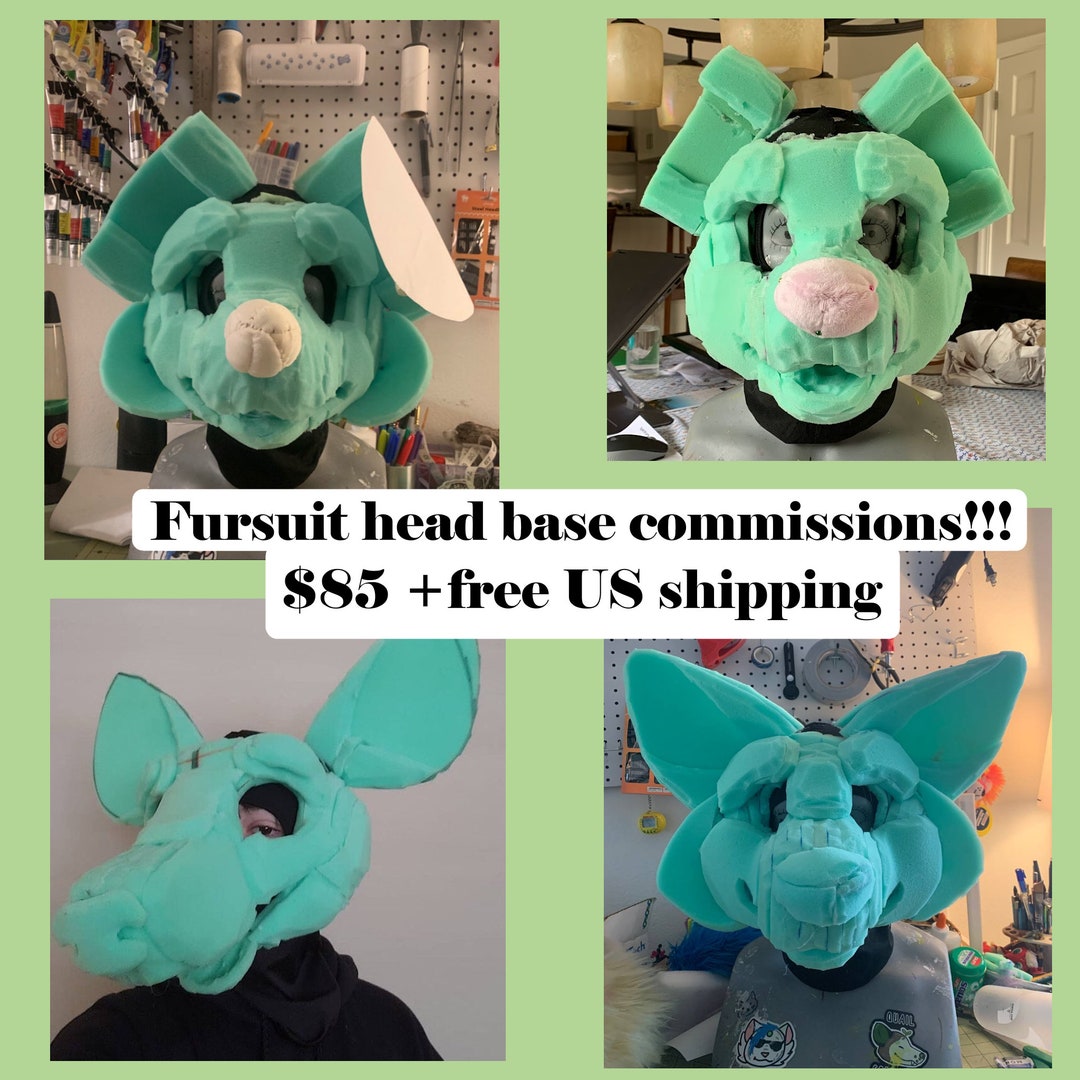 CUSTOM Fursuit Head Base - Etsy