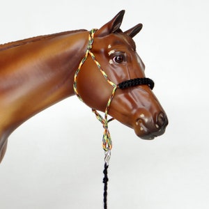 Breyer Traditional 1:9 Scale Model Horse Tack Rope Halter + Braided ...