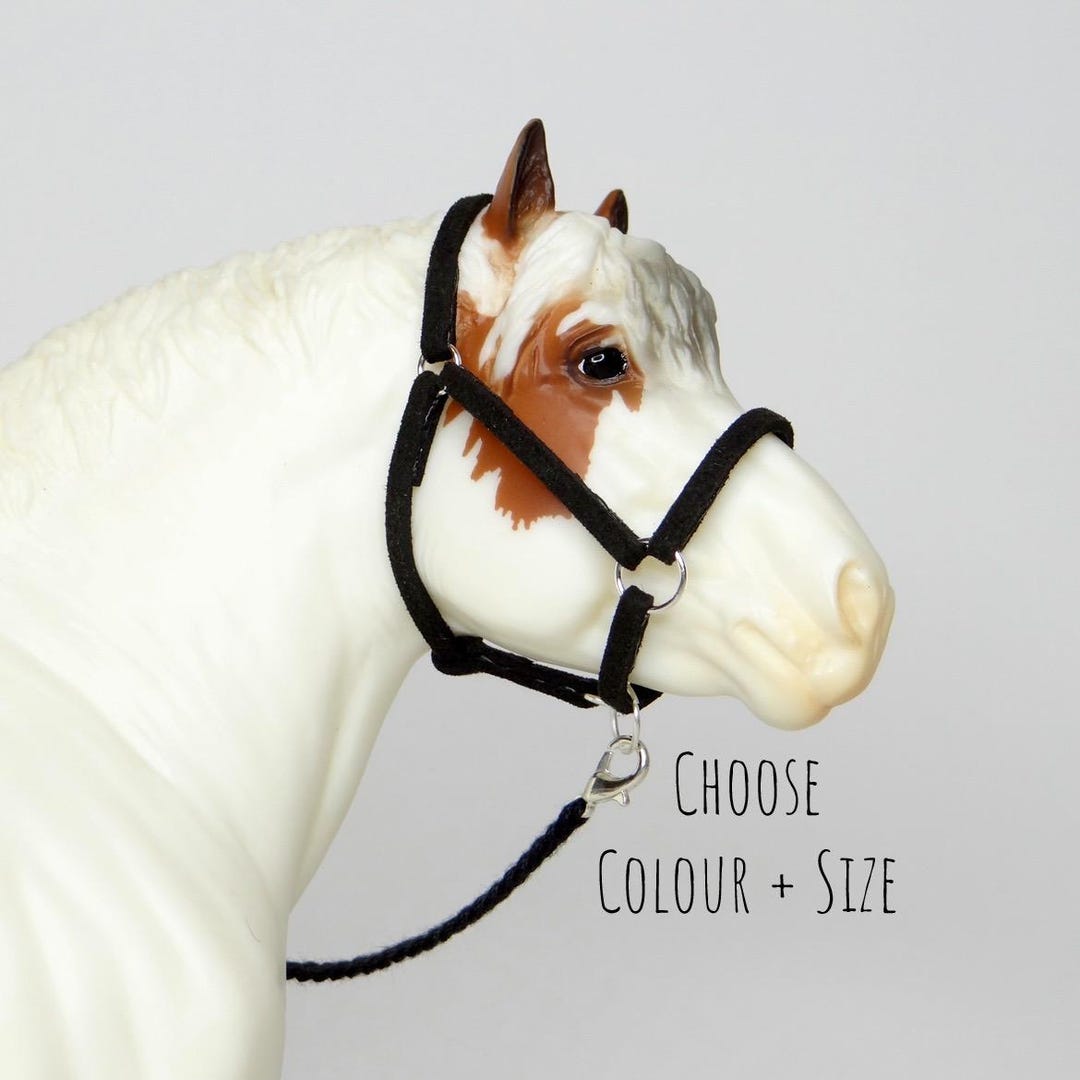 Handmade Breyer Traditional 1:9 Scale Halter + Embroidery Lead ...
