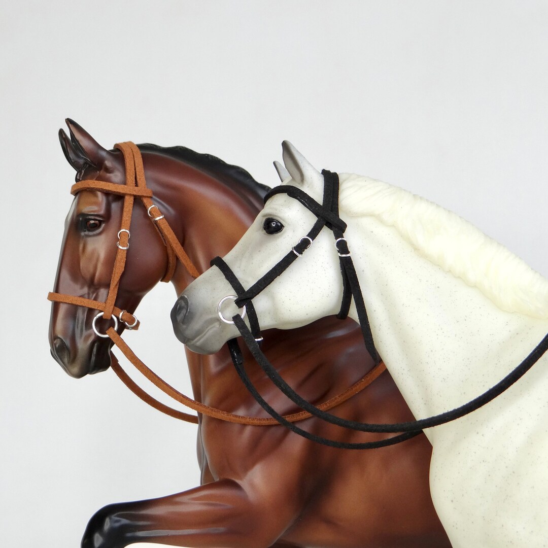 Breyer Traditional 1:9 Scale Model Horse Tack Bridle Handmade choose ...