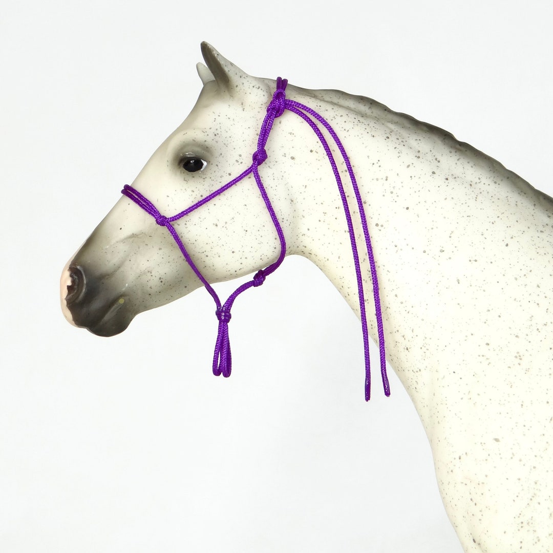 Breyer Traditional 1:9 Scale Model Horse Tack Rope Halter Handmade ...