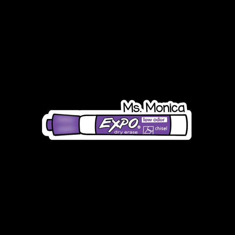 FREE Personalization Stickers, Teacher, Expo Markers, Pens, Education ...