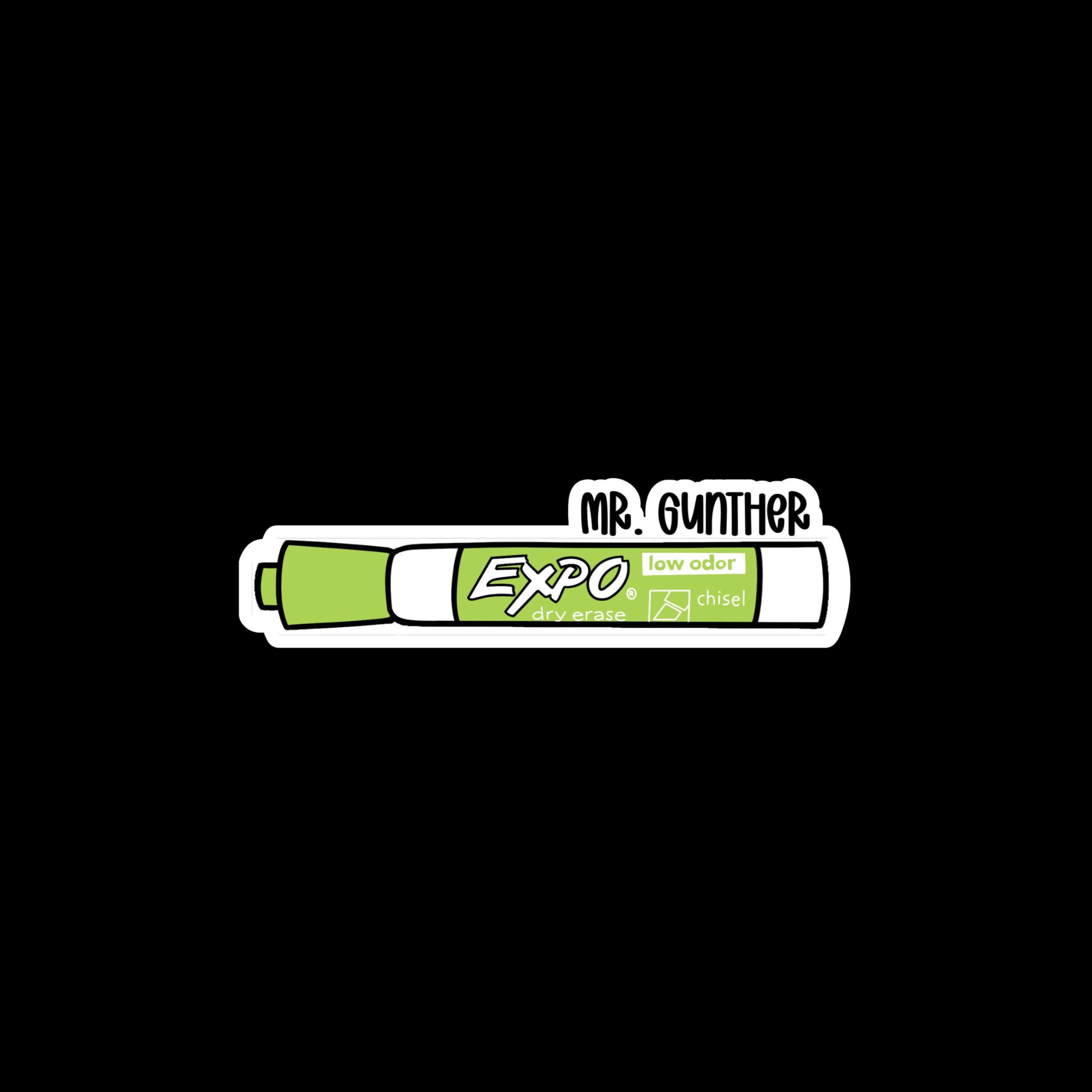FREE Personalization Stickers, Teacher, Expo Markers, Pens, Education ...