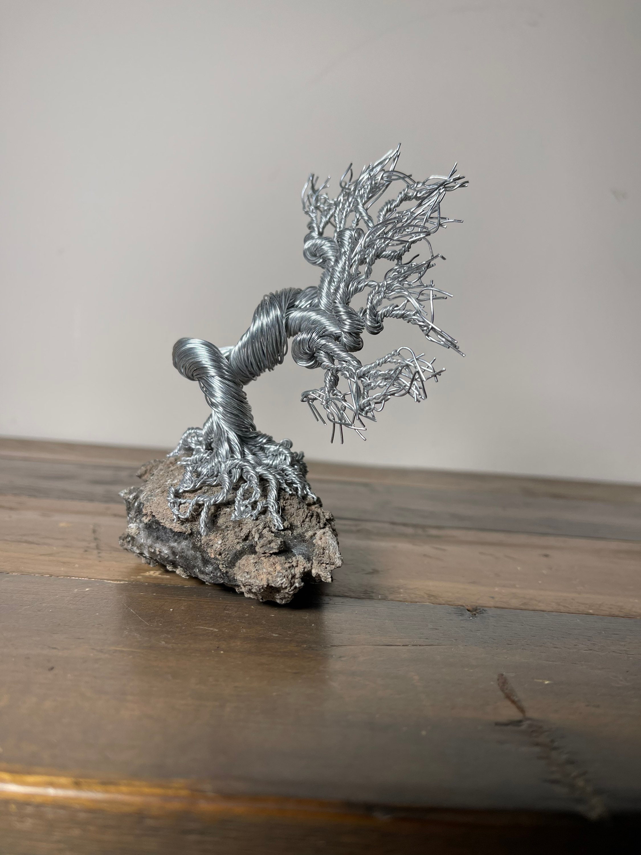 Wire Tree Sculpture Wire Bonsai Tree Handmade Wire Tree - Etsy